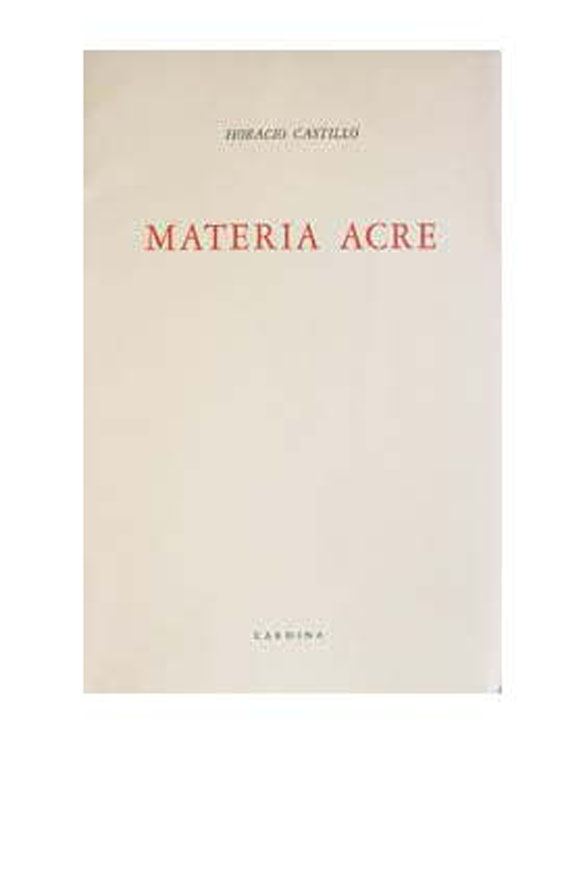 Ancile: HORACIO CASTILLO EN UNA ANTOLOGÍA MÍNIMA DE ALFREDO JORGE MAXIT ...