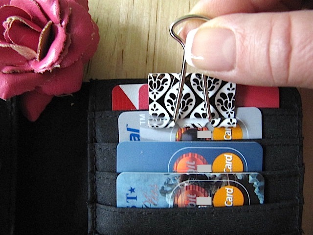 Sew Many Ways...: Tool Time Tuesday...Binder Clip For Your Wallet