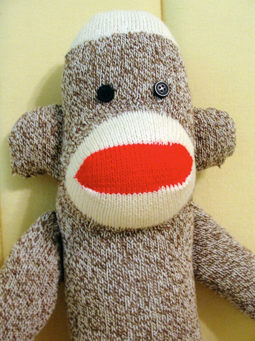 The Pursuit of Happiness: DIY Sew a Sock Monkey!