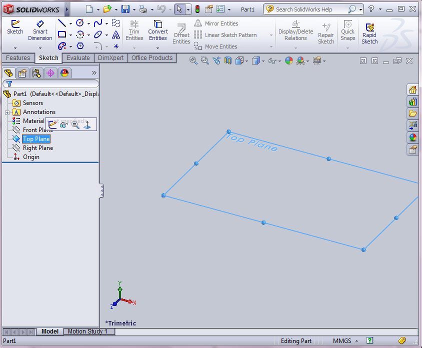 DESAIN GRAFIS MENGGUNAKAN SOLIDWORKS : Belajar Solidwork dasar