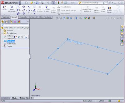 DESAIN GRAFIS MENGGUNAKAN SOLIDWORKS : Belajar Solidwork dasar