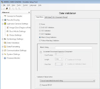 Tech Notes: Configuring the DataMan 100/200 for Match String Validation