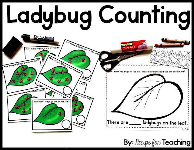 Ladybug Counting - Recipe for Teaching