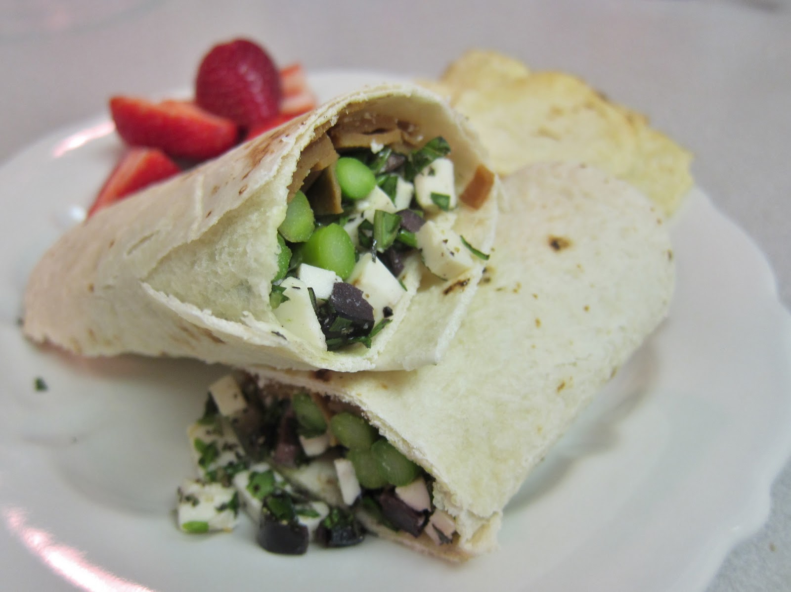 The Vegan Chronicle: Herb-Marinated Mozzarella Wraps
