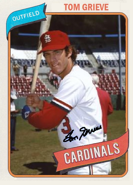 JOHNGY'S BEAT: Cards That Never Were: Tom Grieve Topps 1980