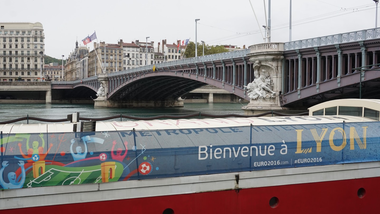 Bridge of the Week: Bridges of Lyon, France: Pont Lafayette across the ...