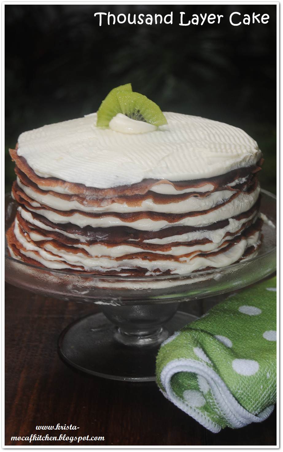 KRISTA MOCAF KITCHEN: Thousand Layer Cake / Mille Crepe - from Mocaf