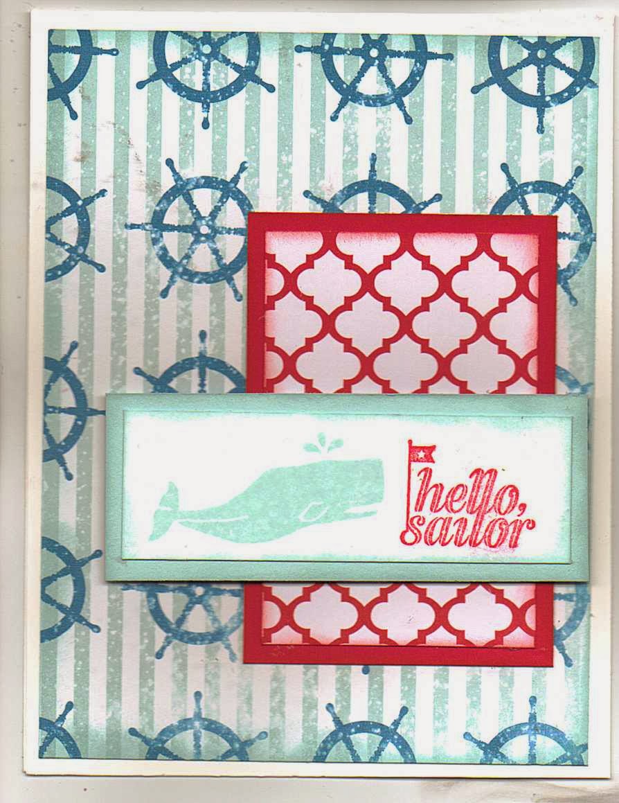Linda's Crafty World: Hello Sailor - Busy today