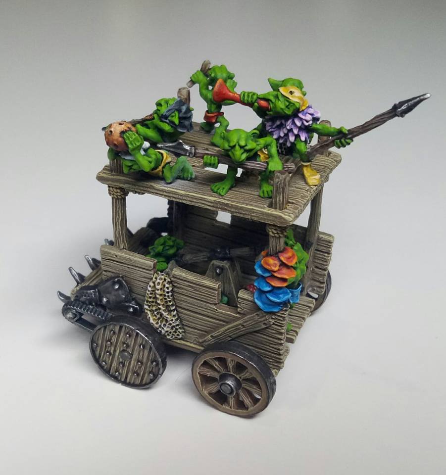 Herohammer: Snotling Pump Wagon - double decker