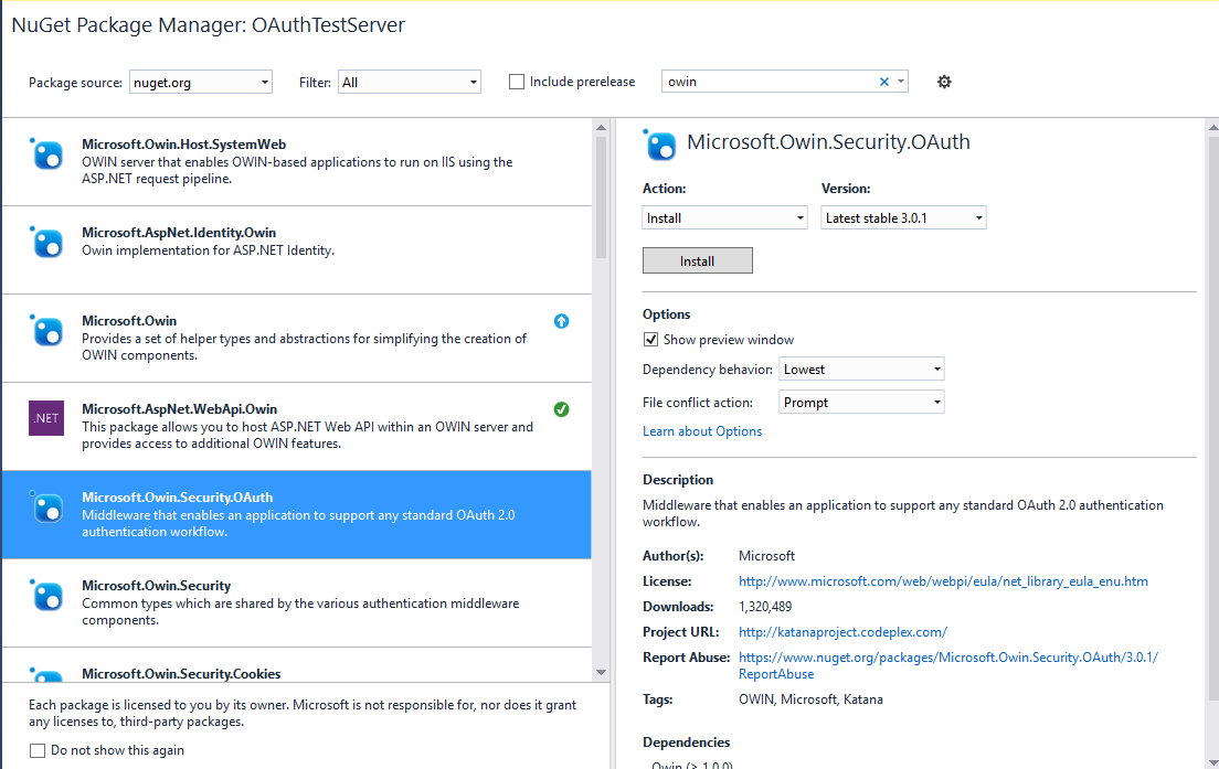 Living and breathing the world of Microsoft: Setting up OWIN for ASP ...