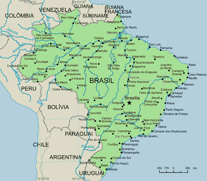 Mapa De Brasil
