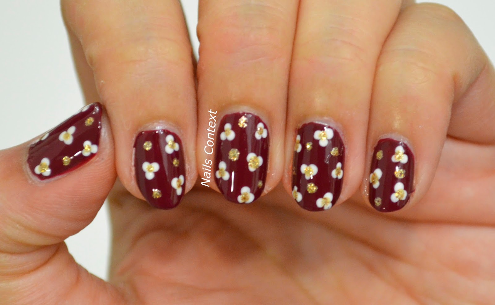 Nails Context: Fall Florals