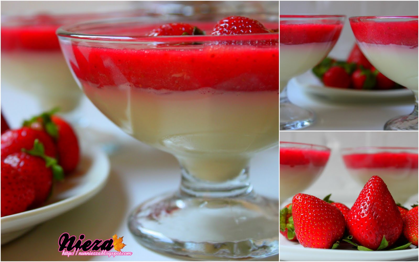 Our Journey Begins: Strawberry Panacotta