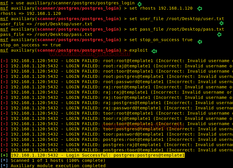 Password Cracking:PostgreSQL