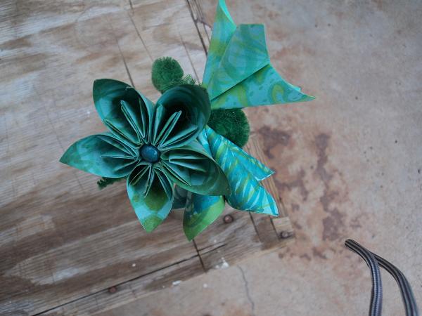 Yeah, so what.: Post-it-note Flower Bouquet