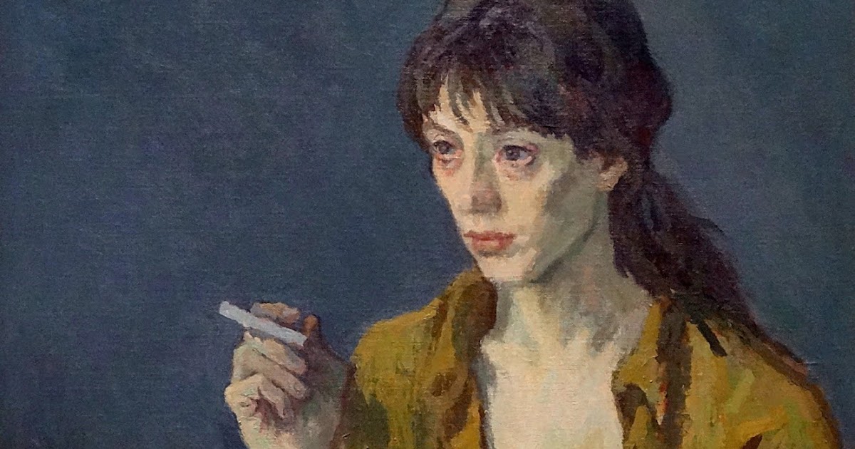 Enjoy some Damn Fine Art : Moses Soyer. Girl with a Cigarette, 1968 ...
