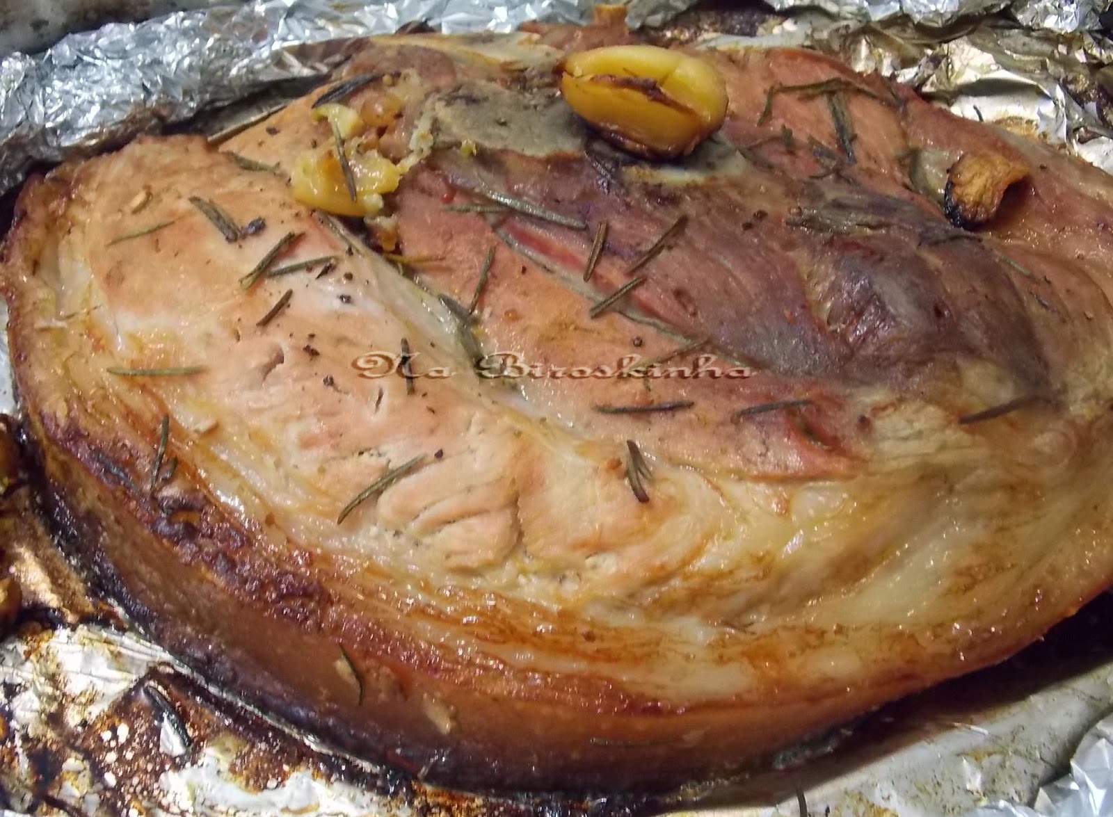 Na Biroskinha: Pernil Assado