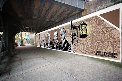 Rego-Forest Preservation Council: Forest Hills History Mural On The Rise!