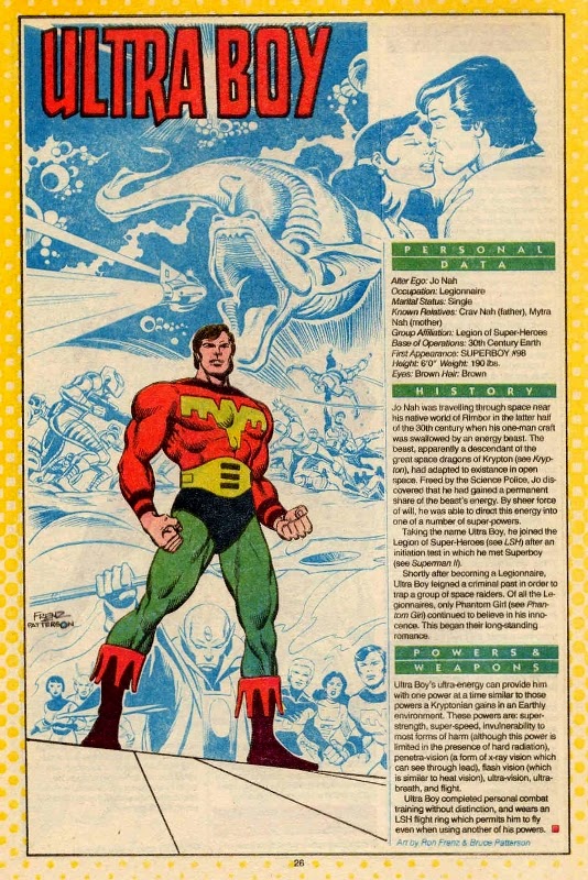 The Legion of Super Bloggers! : Who's Who: Ultra Boy