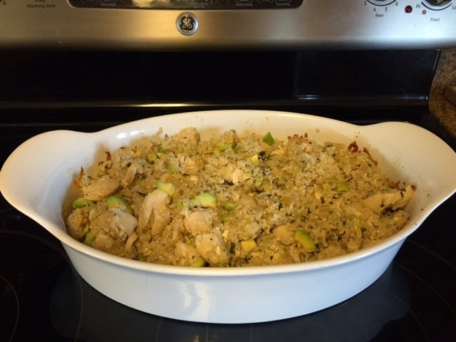 Cilantro Lime Chicken and Rice Bake | A Spoonful of Change