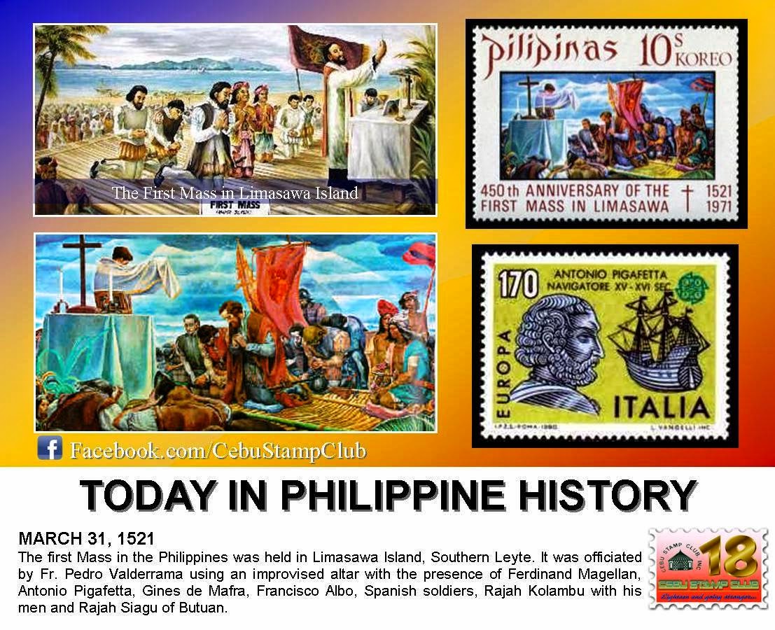 Still Stampin Darthphilatelist In Hyper Mode Today In Philippine History The First Mass