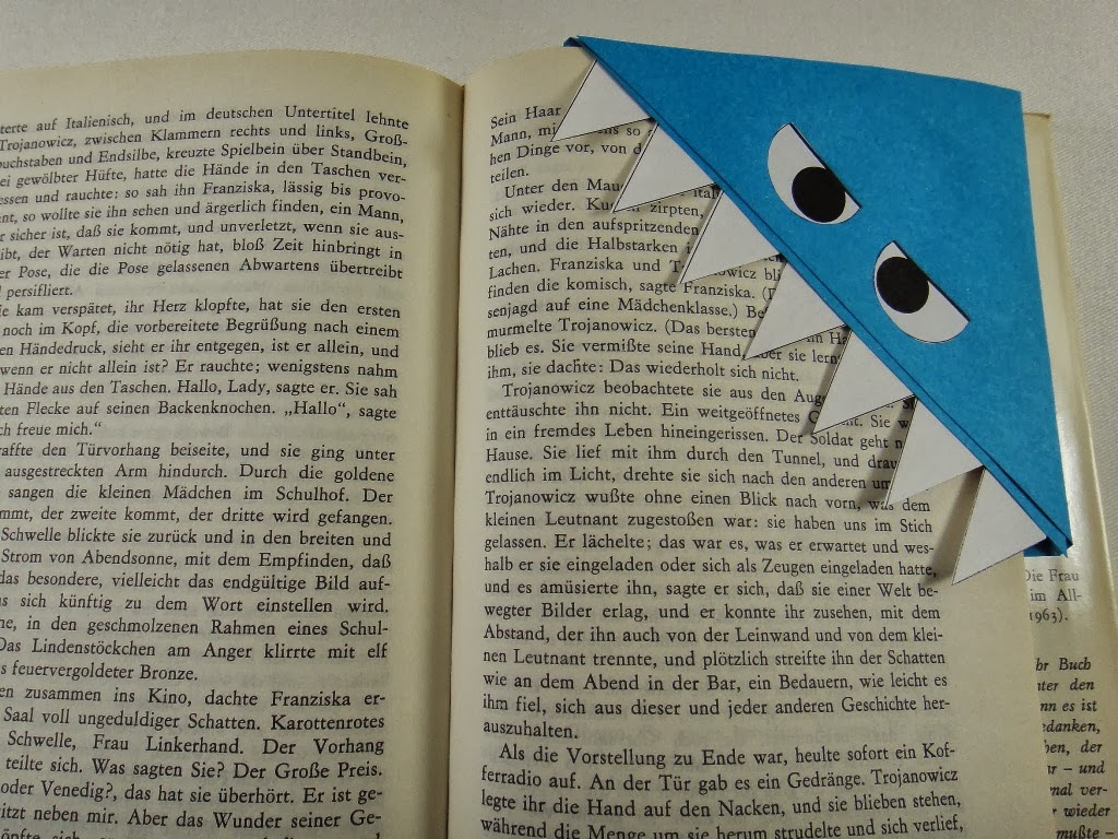 Ines Felix - Kreatives zum Nachmachen: Monsterecken Lesezeichen