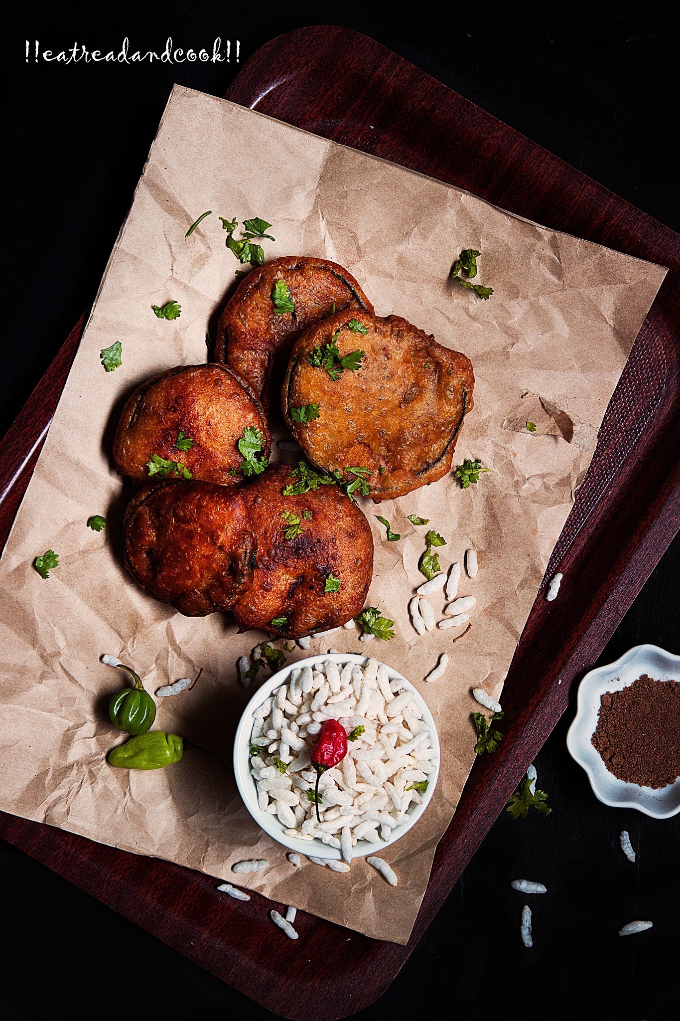 Beguni / Bengali Eggplant Fritters