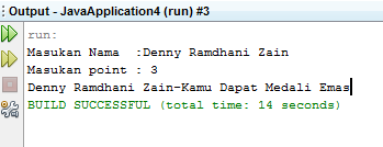 Denny Ramdhani Blog's: Contoh Program menggunakan if-else