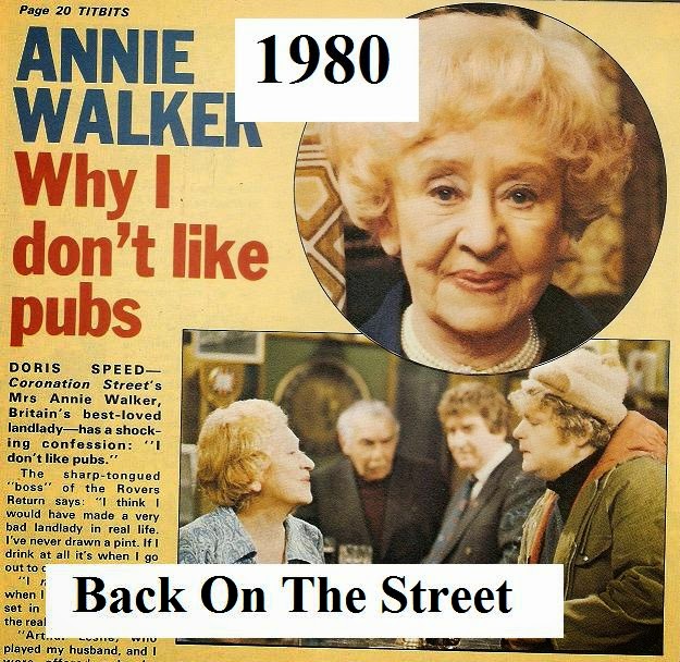 Coronation Street - Back On The Street: 1980: Why Annie Walker Doesn't ...