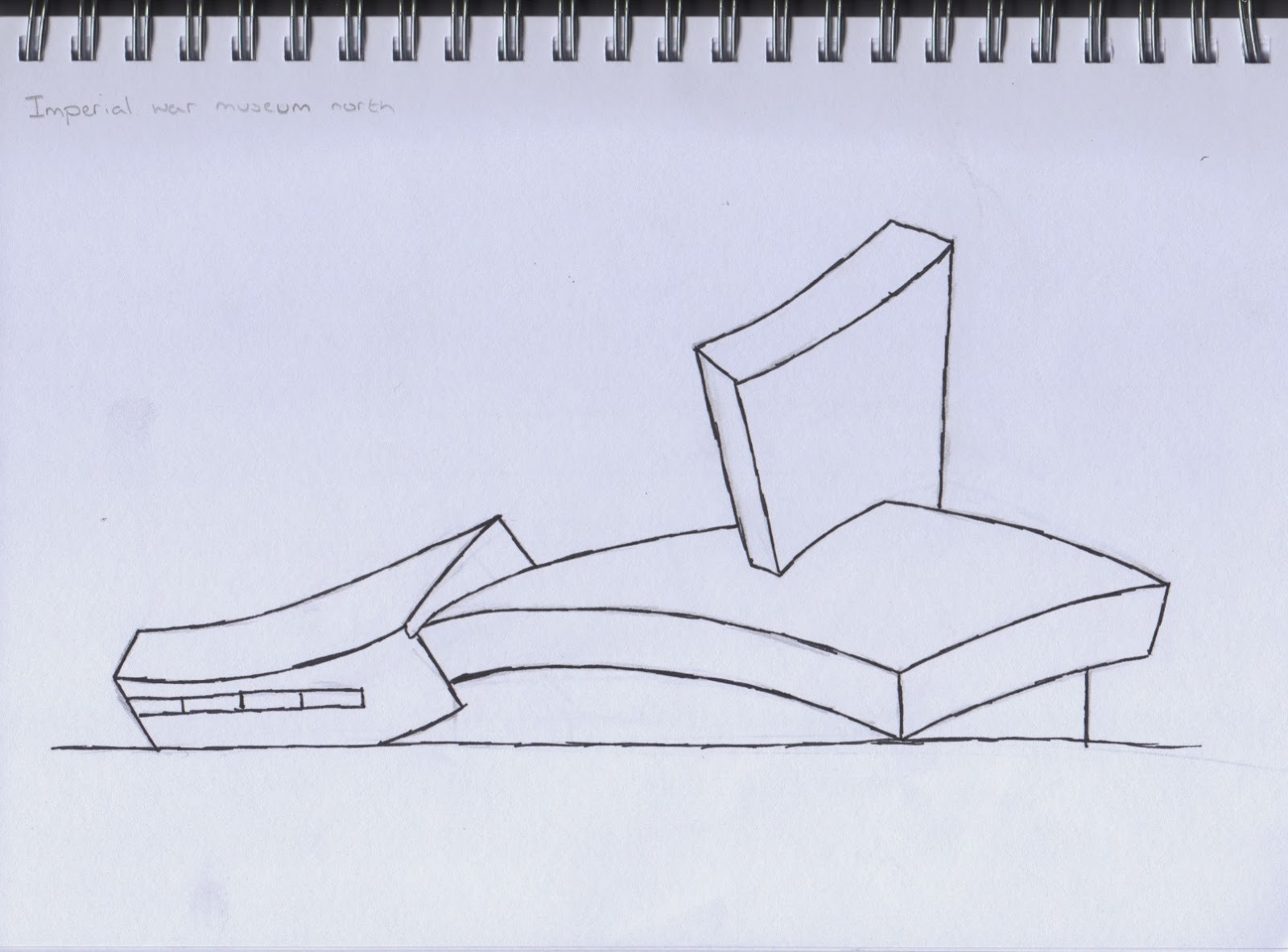 Architecture digital portfolio: Imperial War Museum, Manchester