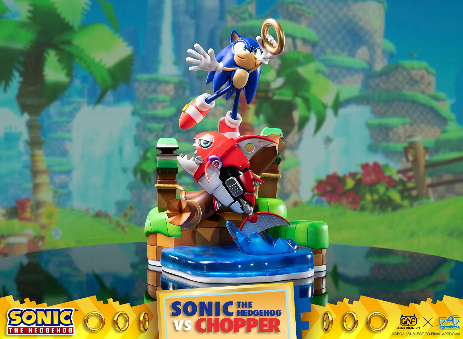 Sonic vs Chopper Diorama (First 4 Figures)