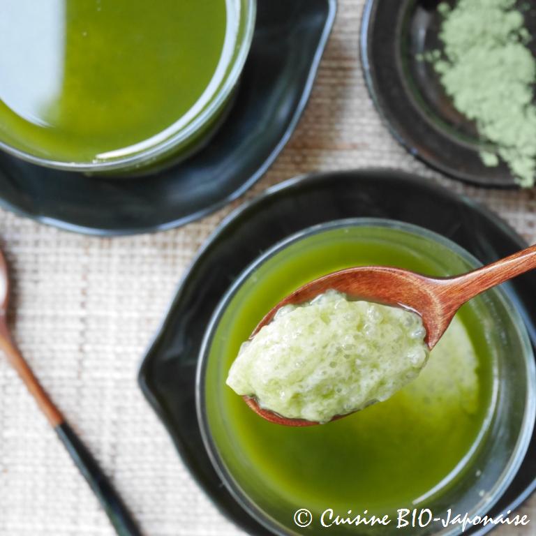 Cuisine BIO-Japonaise: Matcha pudding au tapioca