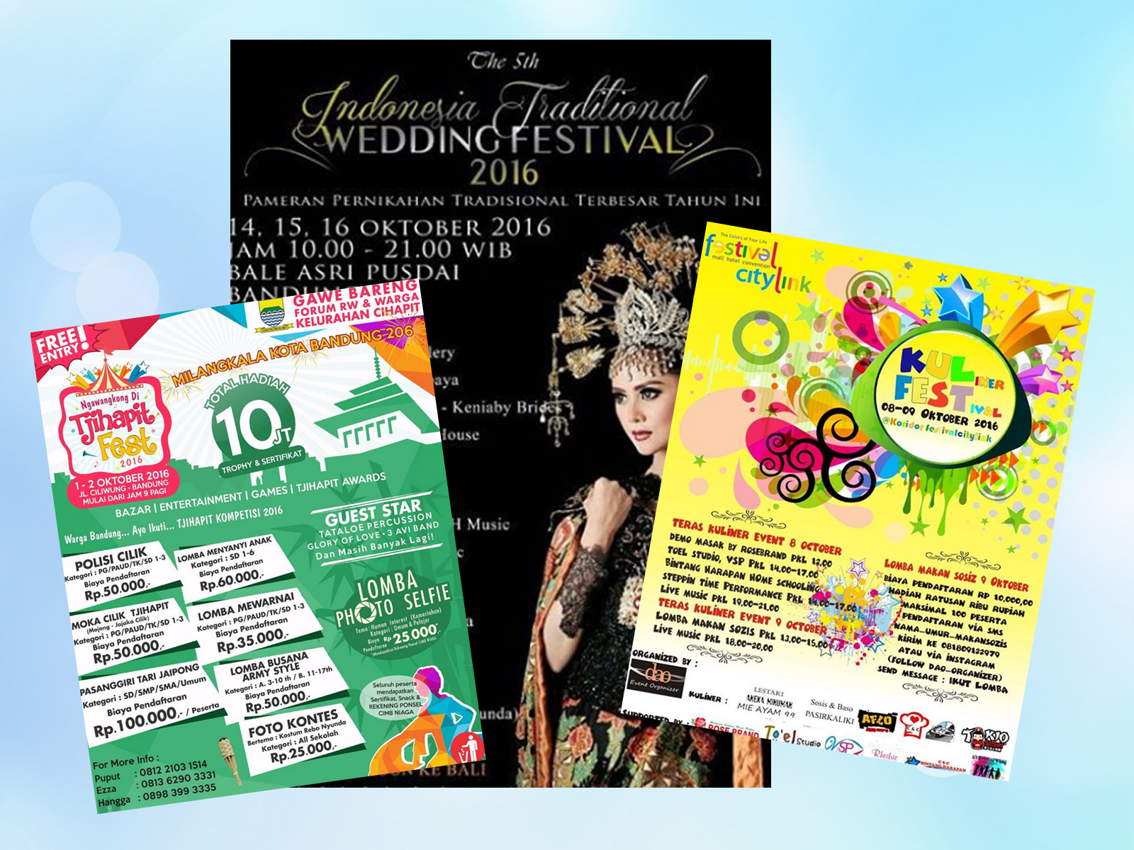 Kalender Event Bandung Bulan Oktober 2016