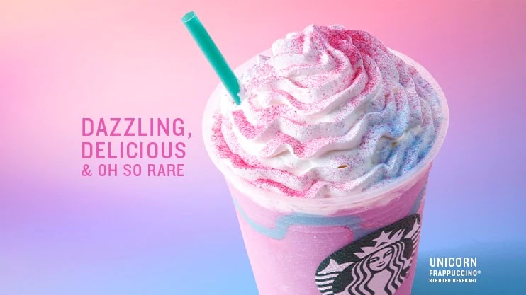 Starbucks Releases A Magical Unicorn Drink - Available Now For A Limited Time