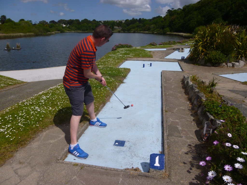 The Ham and Egger Files: Crazy Golf in Swanpool Park, Falmouth, Cornwall