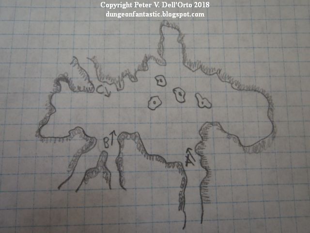 Dungeon Fantastic: How to describe caves, caverns and irregular tunnels?