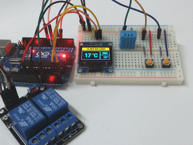 Arduino e DHT11: Controle de relé por temperatura - Arduino e Cia