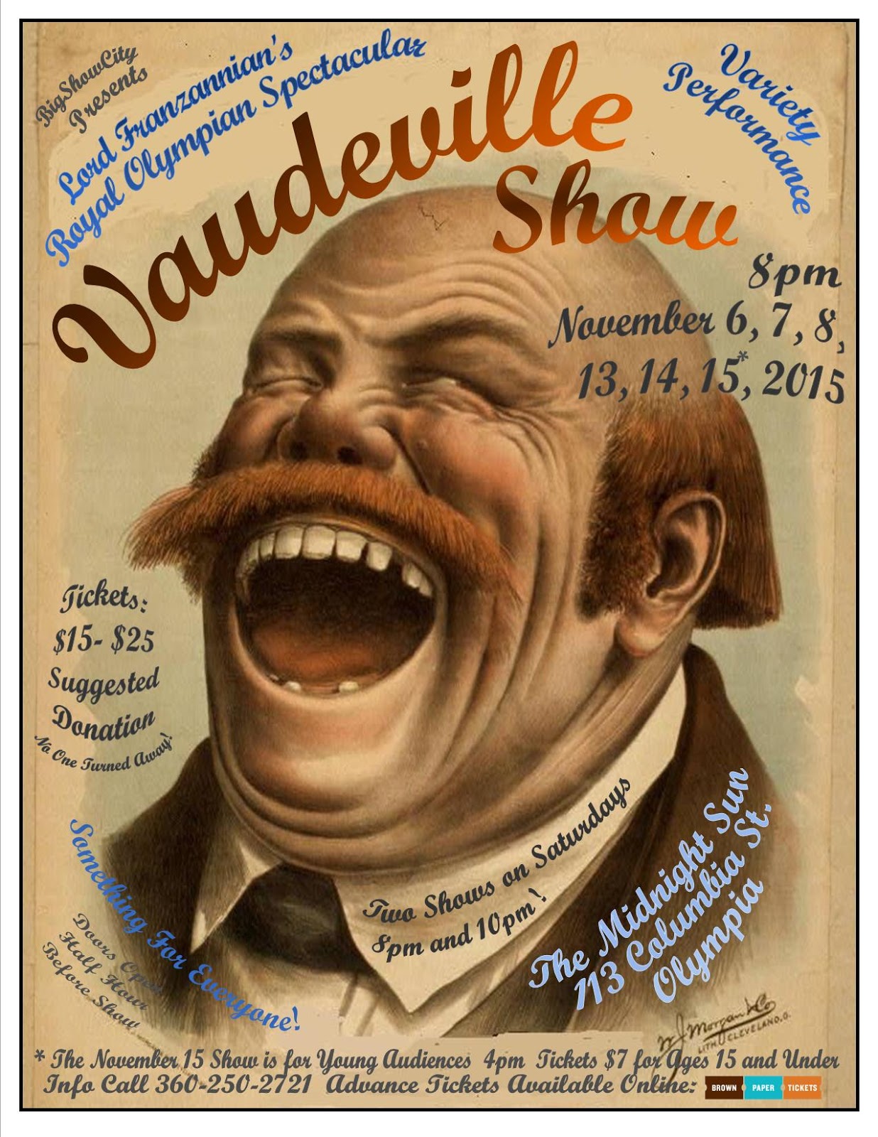 South Sound Arts etc. - Alec Clayton: Vaudeville Comes to Olympia Again