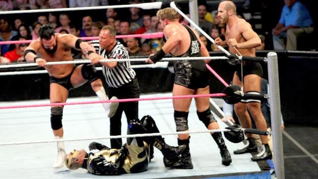 Raw And Smackdown 2014: John Cena, Cody Rhodes & Goldust vs. Damien ...