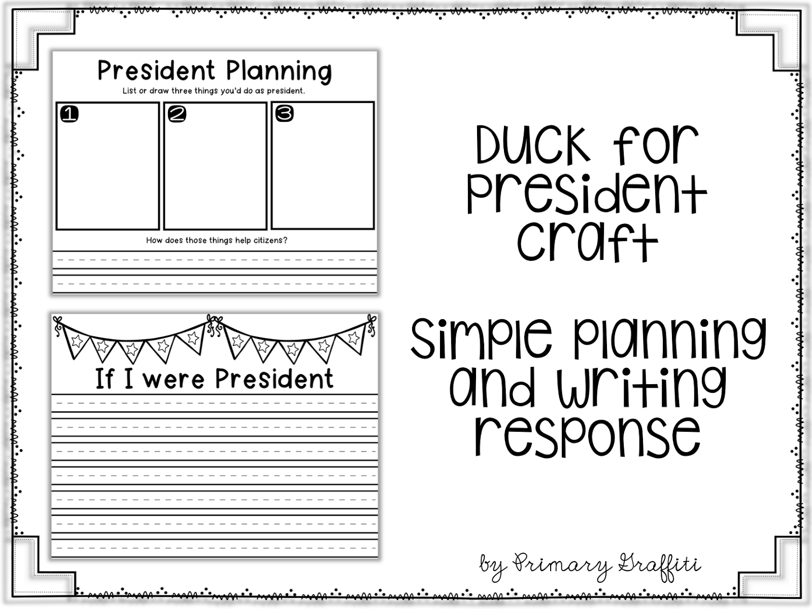 Primary Graffiti: Duck for President {Election Book Companion}