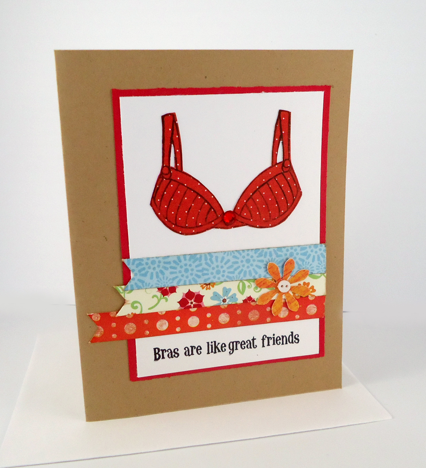 Pieces of Me Scrapbooking & Paper Crafts: Bra and purse cards