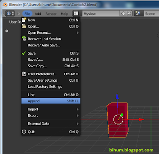 TUTORIAL BLENDER: CARA IMPORT FILE BLENDER