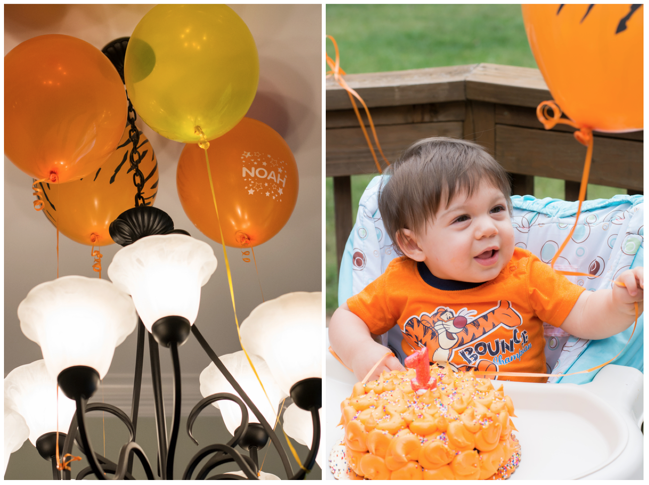 Home Confetti: TIGGER THEMED 1st BIRTHDAY PARTY