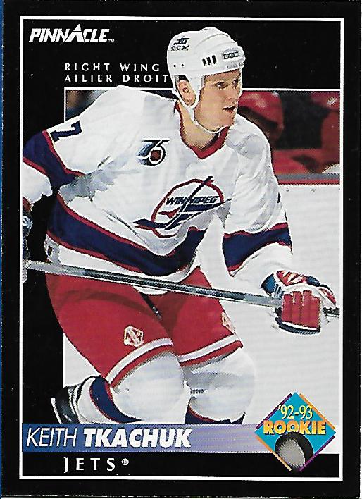My PCs--one card at a time: Keith Tkachuk card #1 1992-93 Pinnacle #222