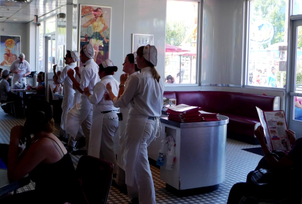 It's a Lovely Day: Johnny Rockets at Knotts Berry Farm, Los Angeles