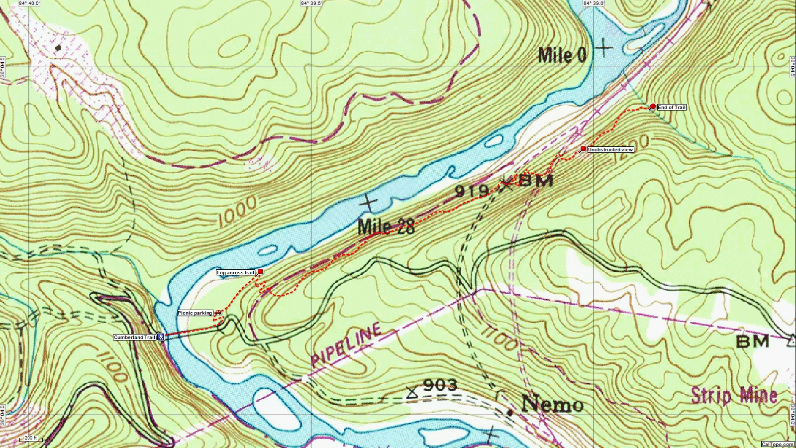 American Travel Journal: Emory River Gorge Section - Cumberland Trail ...