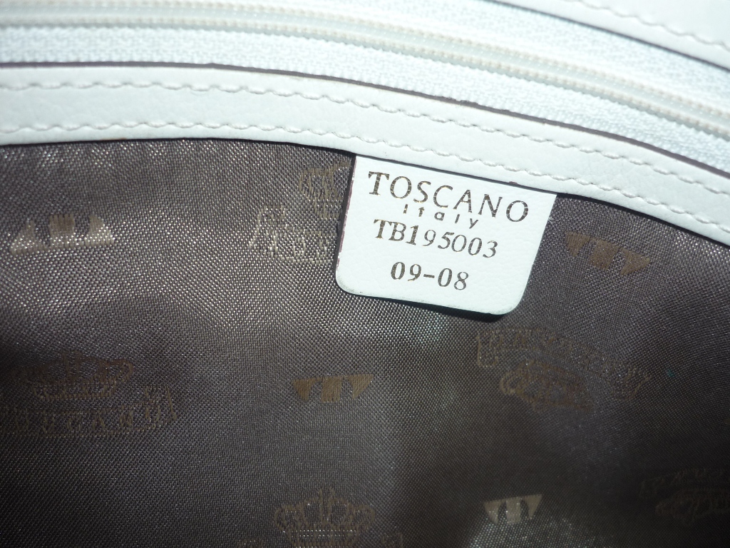 YUS BRANDED BAG: authentic tocco toscano italy leather handbag 6