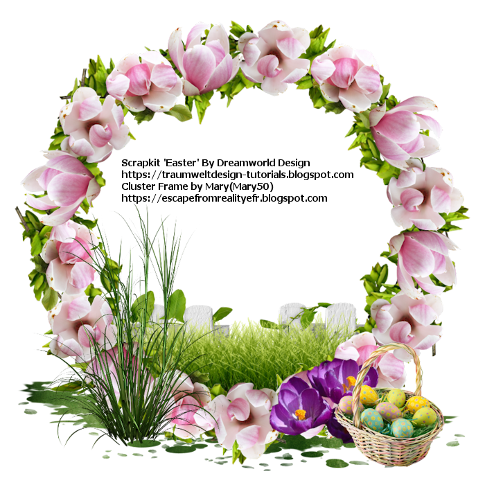 Escape From Reality Blog: FTU 'Easter' Cluster & Cluster Frames