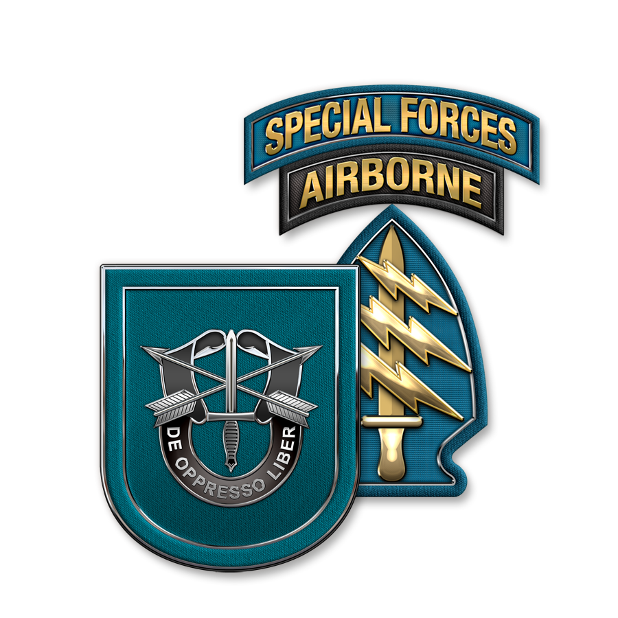 Military Insignia 3D : U.S. Army Special Forces Groups