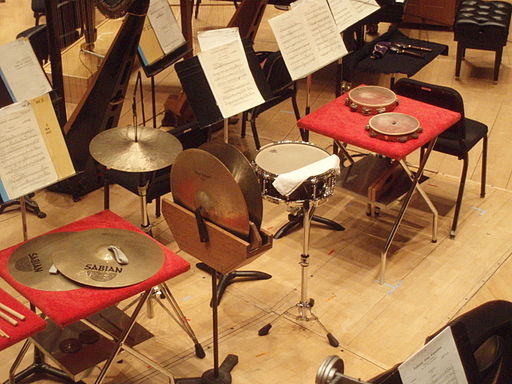 Music in the past: Different types of percussion instrument